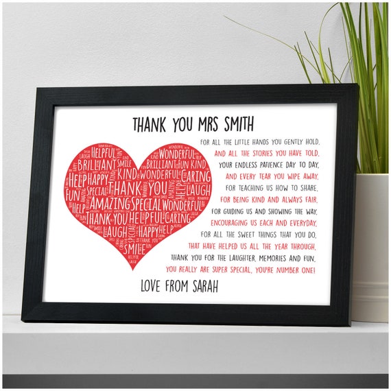 Teacher Poem Gifts Personalised Teacher Thank You Gifts - Etsy UK Teacher Poem Gifts Personalised Teacher Thank You Gifts - Etsy UK