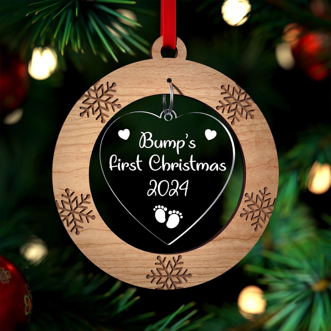 Mummy to Be Christmas Gifts - Bumps First Christmas Decoration Ornament ...