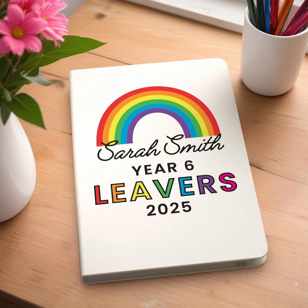 Personalised Leavers Book, Year 6 Leavers Book, A5 School Leavers ...