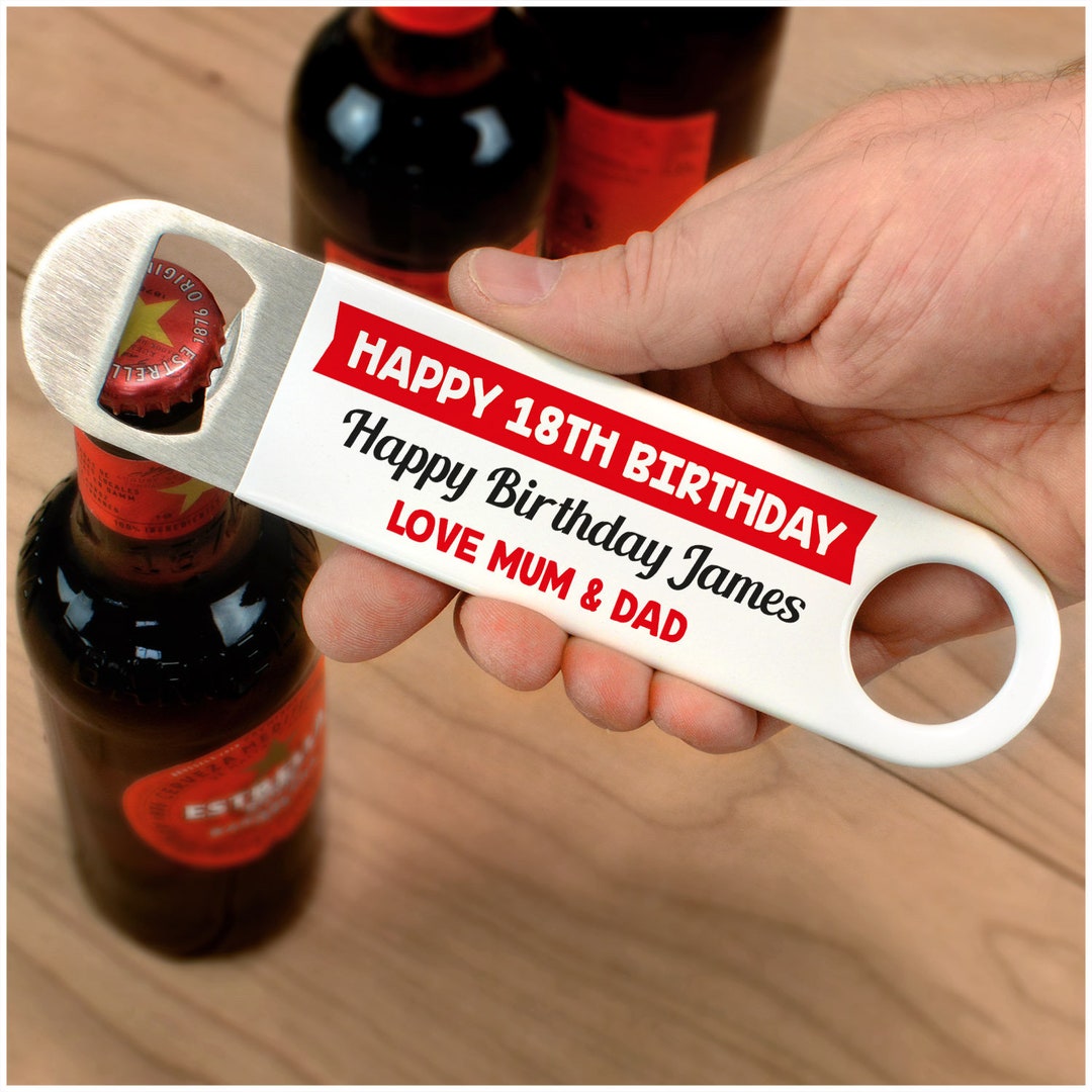 18th Birthday Son Personalised 18th Birthday Beer Bottle - Etsy