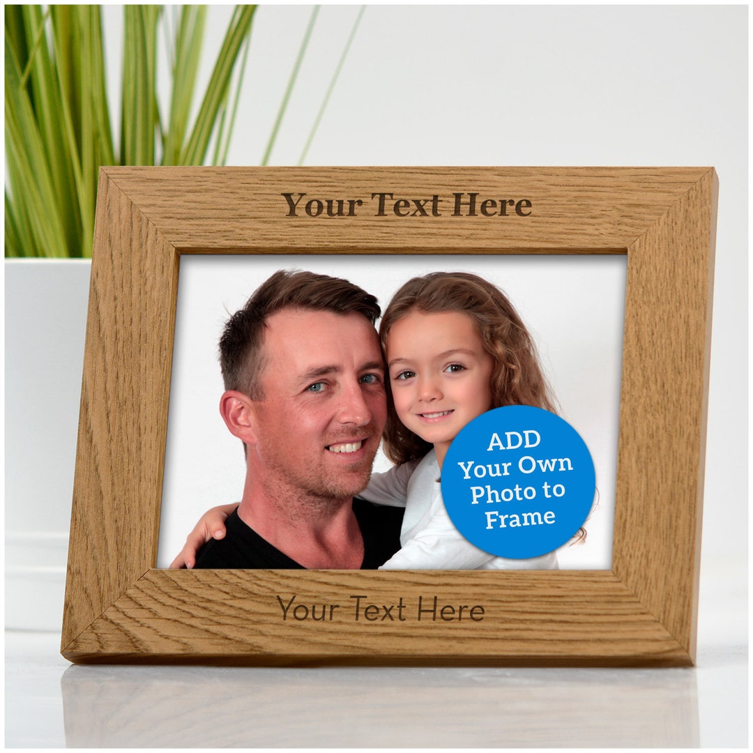 Personalised Message Photo Frame Gifts Birthday Christmas Gifts for ...