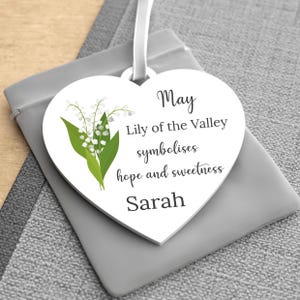 May Birthday Gifts, May Birth Flower, Lily of the Valley Birth Flower ...