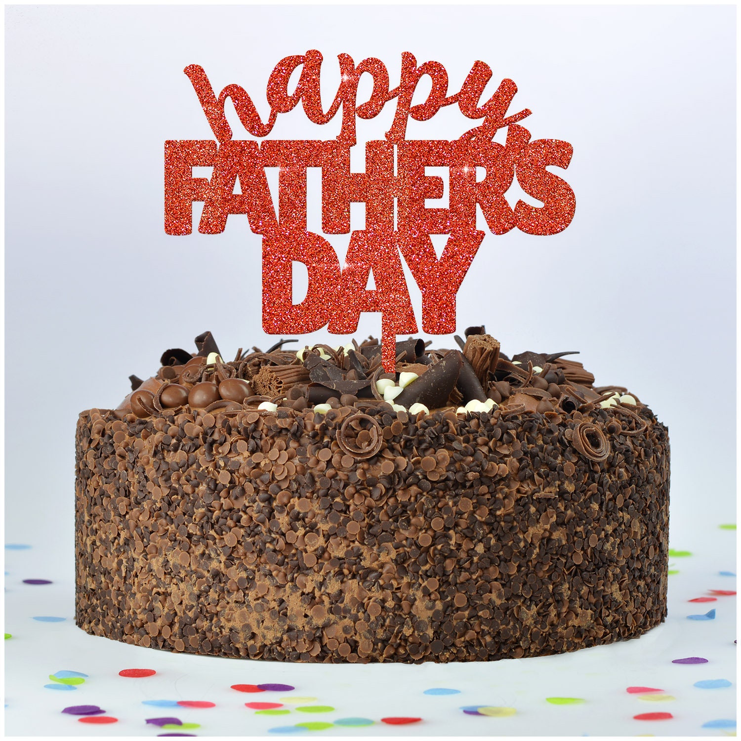 Happy Fathers Day Cake Topper Fathers Day Cake Decoration - Etsy