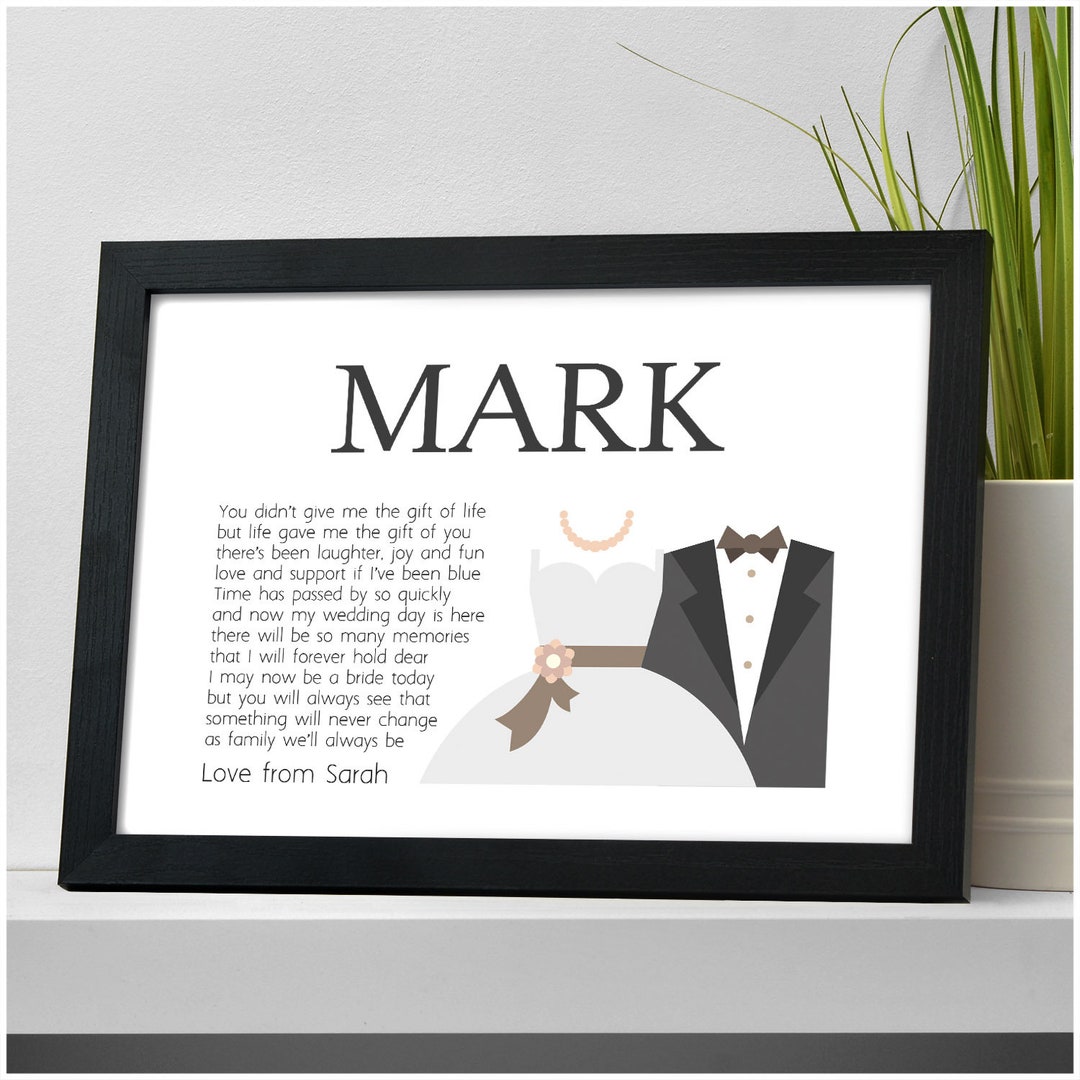 Step Father of the Bride, Stepdad of Bride Gift, Stepdad Gift for ...