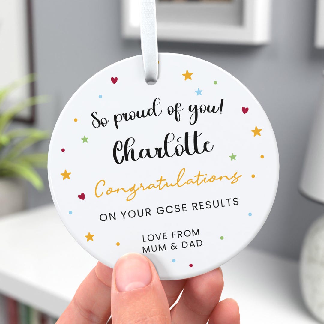 GCSE Gifts - Proud of You - Personalised GCSE Well Done ...