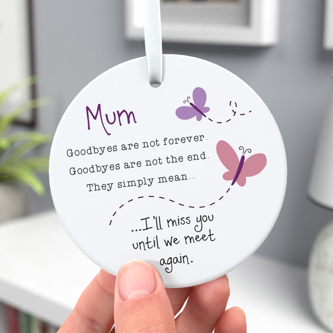 Those We Love Don't Go Away Memorial, Butterfly Memorial, Personalised ...