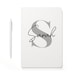 Custom A5 Monogram Initial Notebook White Lined Notebook Monogram Gift ...