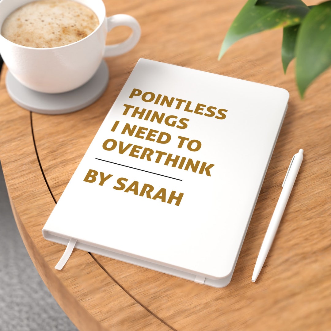 Funny Notebook Gift - Personalised A5 Notebook and Pen - Funny Gift for ...