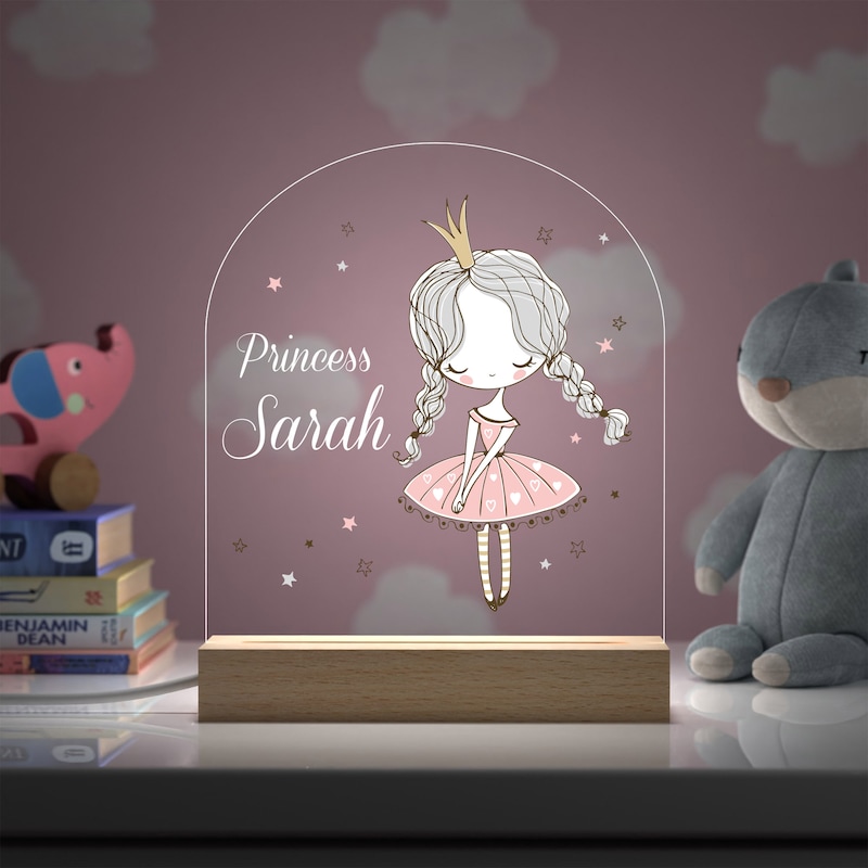 Bedside Princess Lamp - Etsy UK