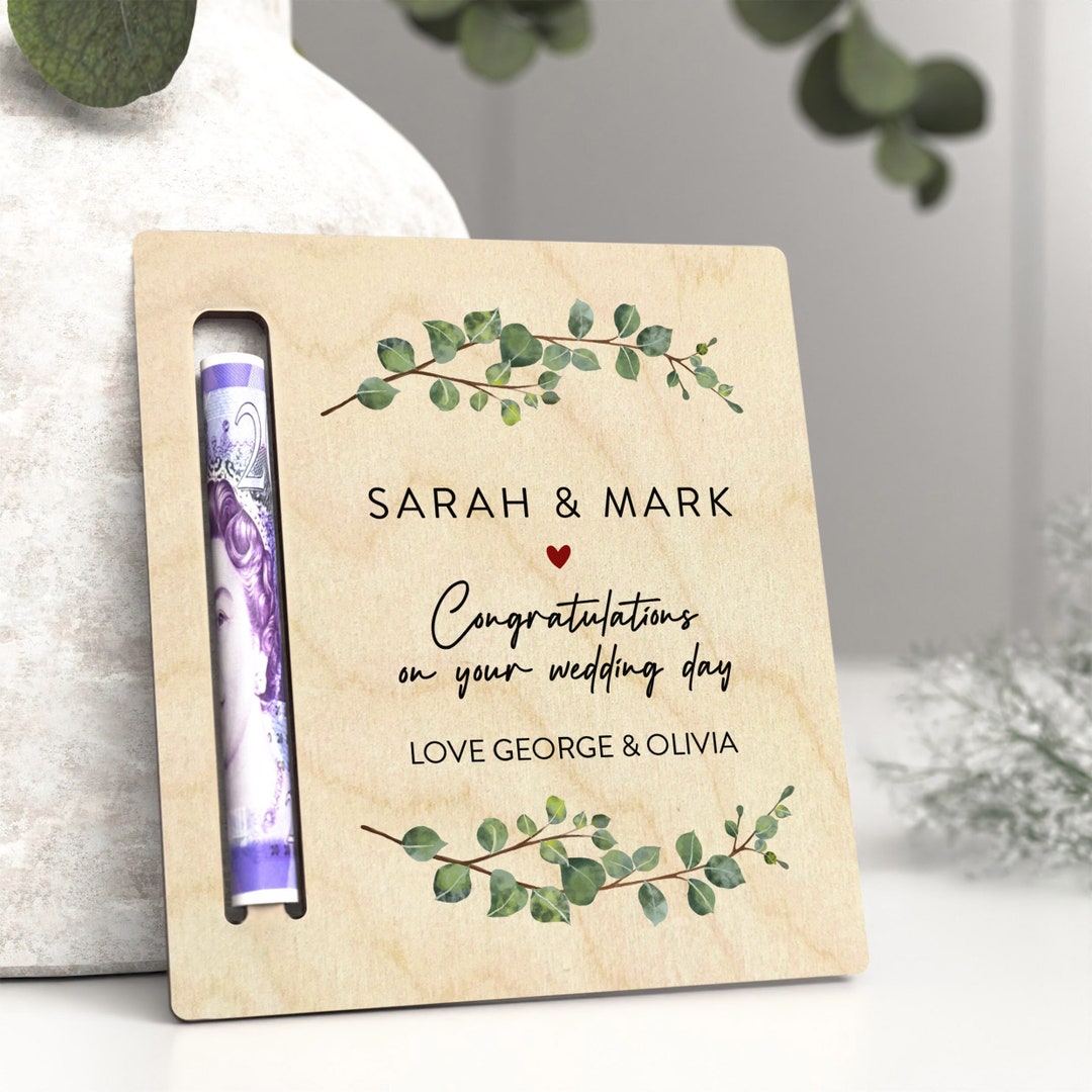 Wedding Gifts for the Couple Wedding Money Wallet Gift Wedding ...