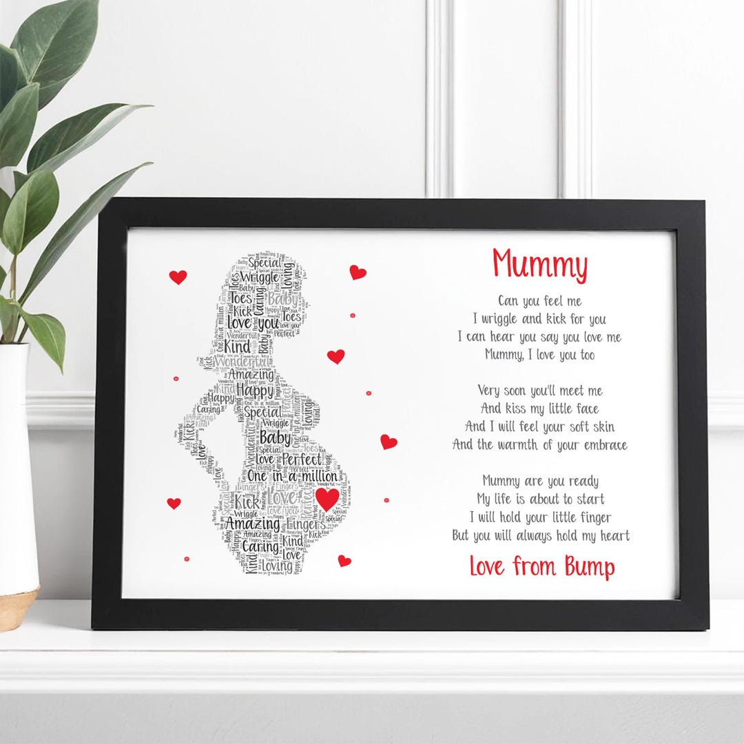 Mummy Gifts From Bump - Personalised Mummy to Be Gifts - Birthday ...