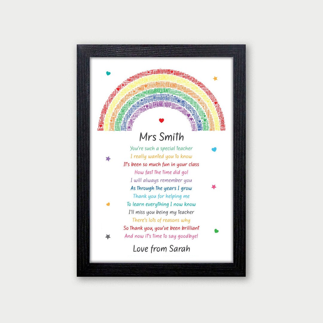 Teacher Poem Gifts - Personalised Teacher Thank You Gifts - Teaching ... Teacher Poem Gifts - Personalised Teacher Thank You Gifts - Teaching ...