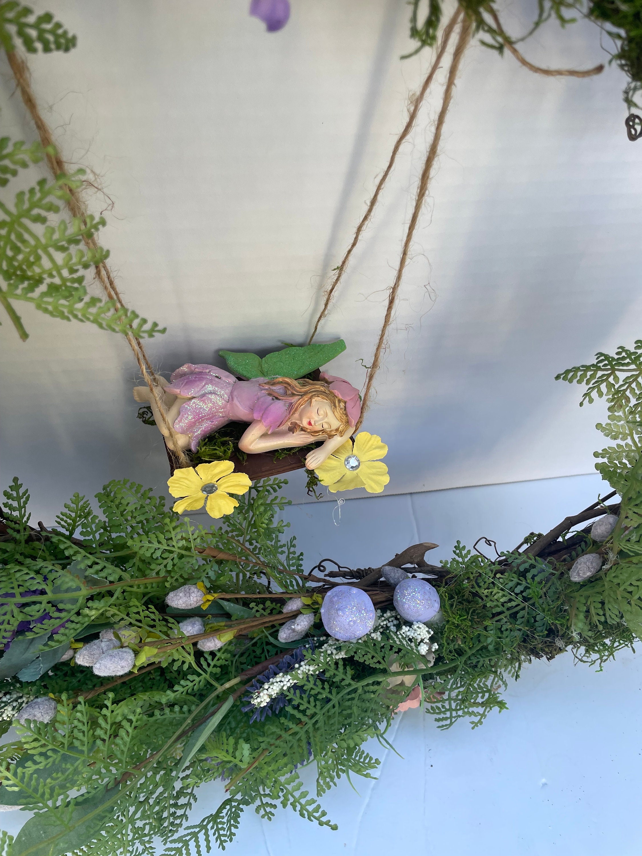 Magical Fairy Wreath, Cresant Moon Shaped,custom Made to Order - Etsy