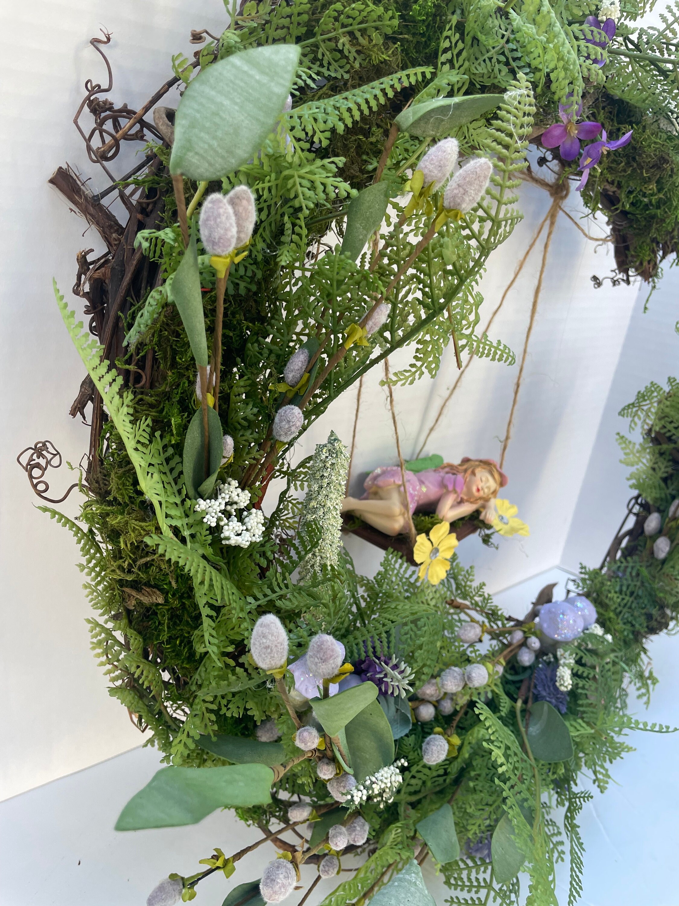 Magical Fairy Wreath, Cresant Moon Shaped,custom Made to Order - Etsy