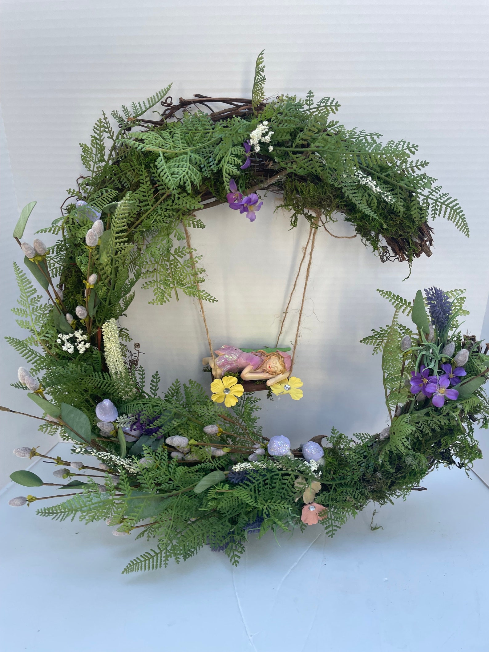 Magical Fairy Wreath, Cresant Moon Shaped,custom Made to Order - Etsy