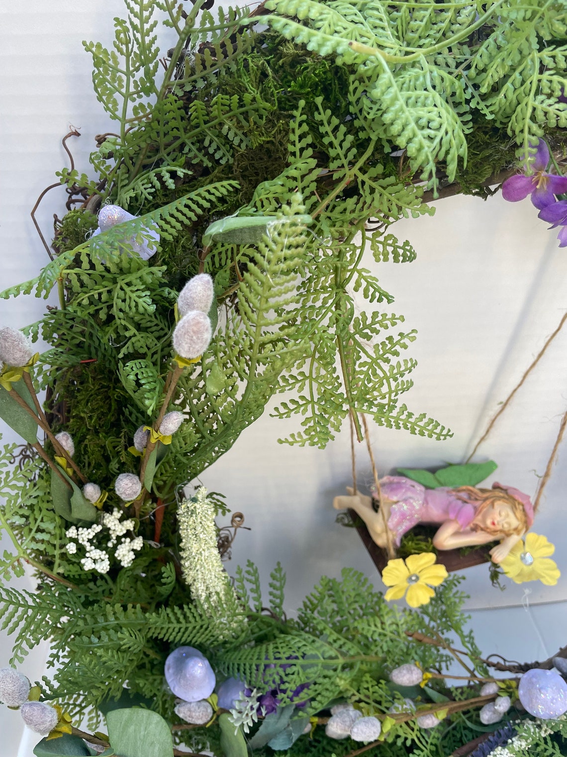 Magical Fairy Wreath, Cresant Moon Shaped,custom Made to Order - Etsy