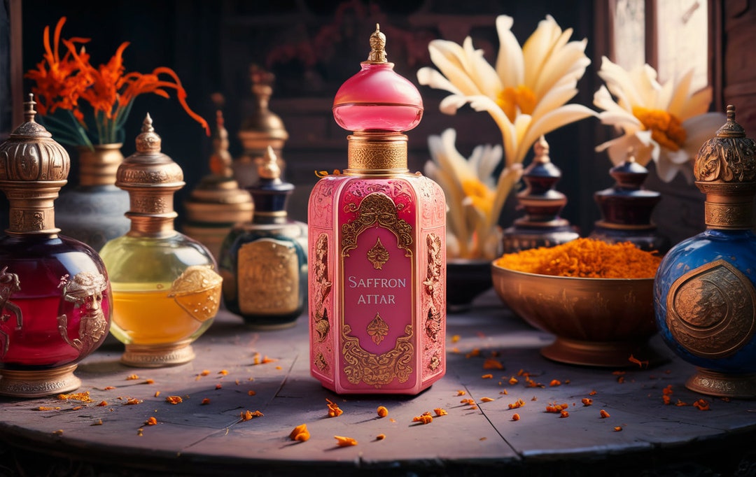 Saffron Attar/ Natural Perfume - Alcohol Free - Etsy