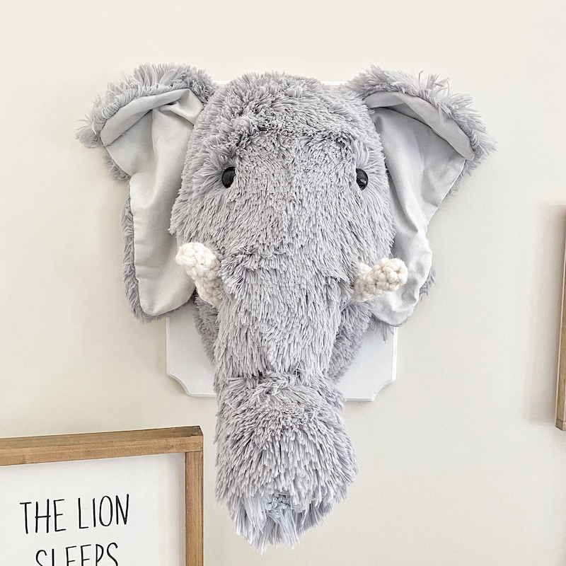 Elephant Wall Mount Head - Etsy