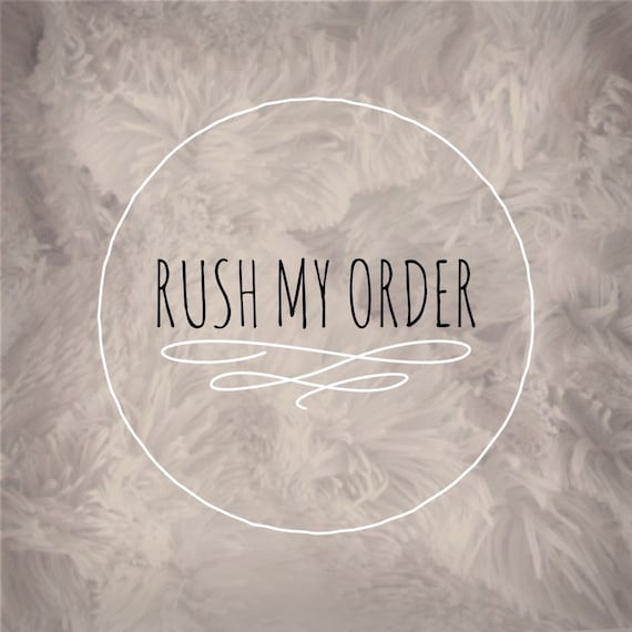 Rush My Order 2 Week Processing - Etsy