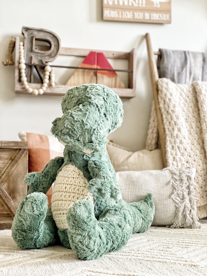 Dinosaur Stuffed Animal - T. Rex Plush - Tyrannosaurus Nursery Decor ...