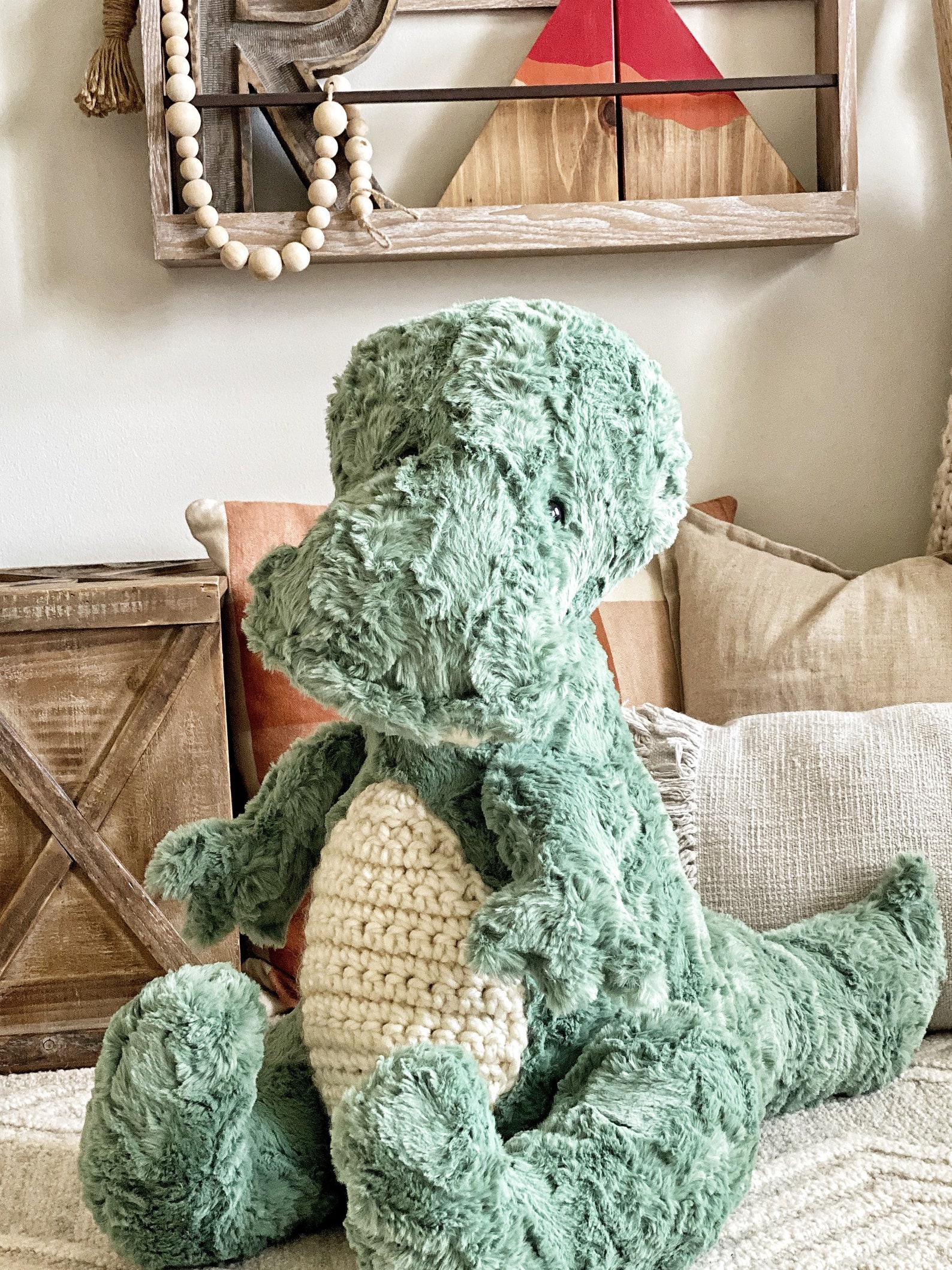 T-rex Stuffed Animal Plush for Dinosaur Nursery Decor - Etsy
