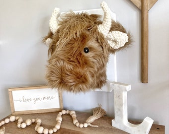 Highland Cow Mount | Etsy