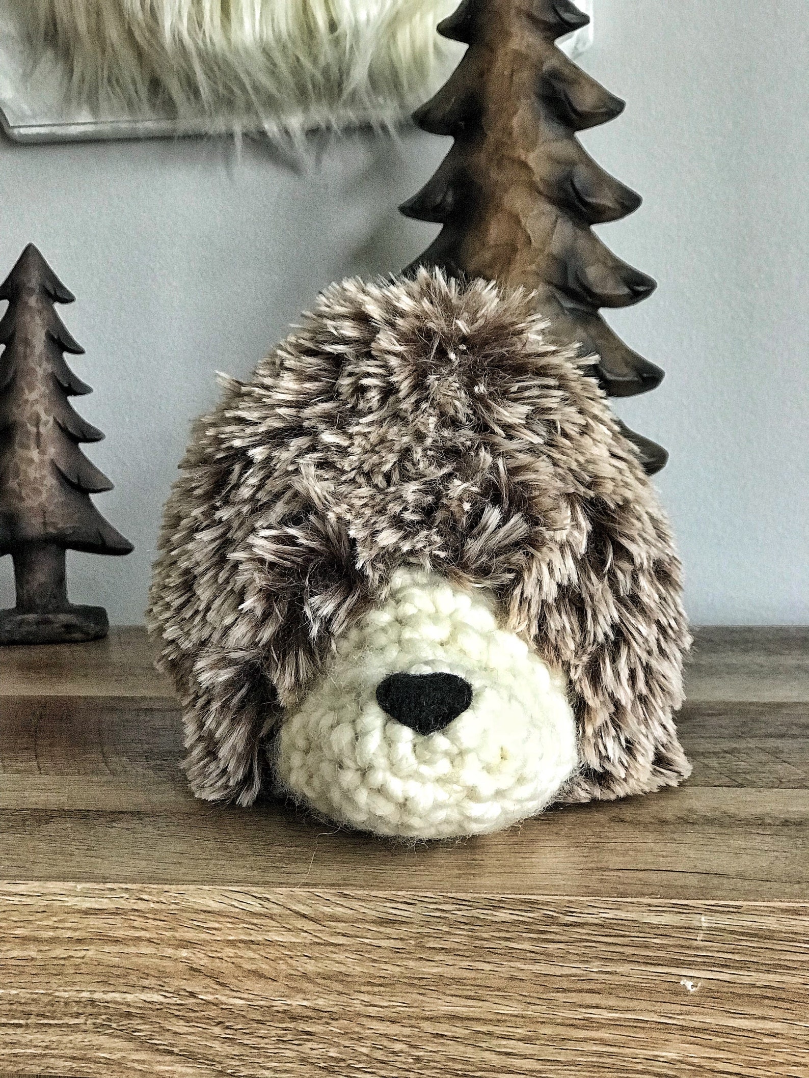 Woodland Nursery Hedgehog Decor Woodland Plush Animal - Etsy