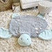 Sea Turtle Plush Lovey Ocean Nursery Plush Decor Claraloo - Etsy