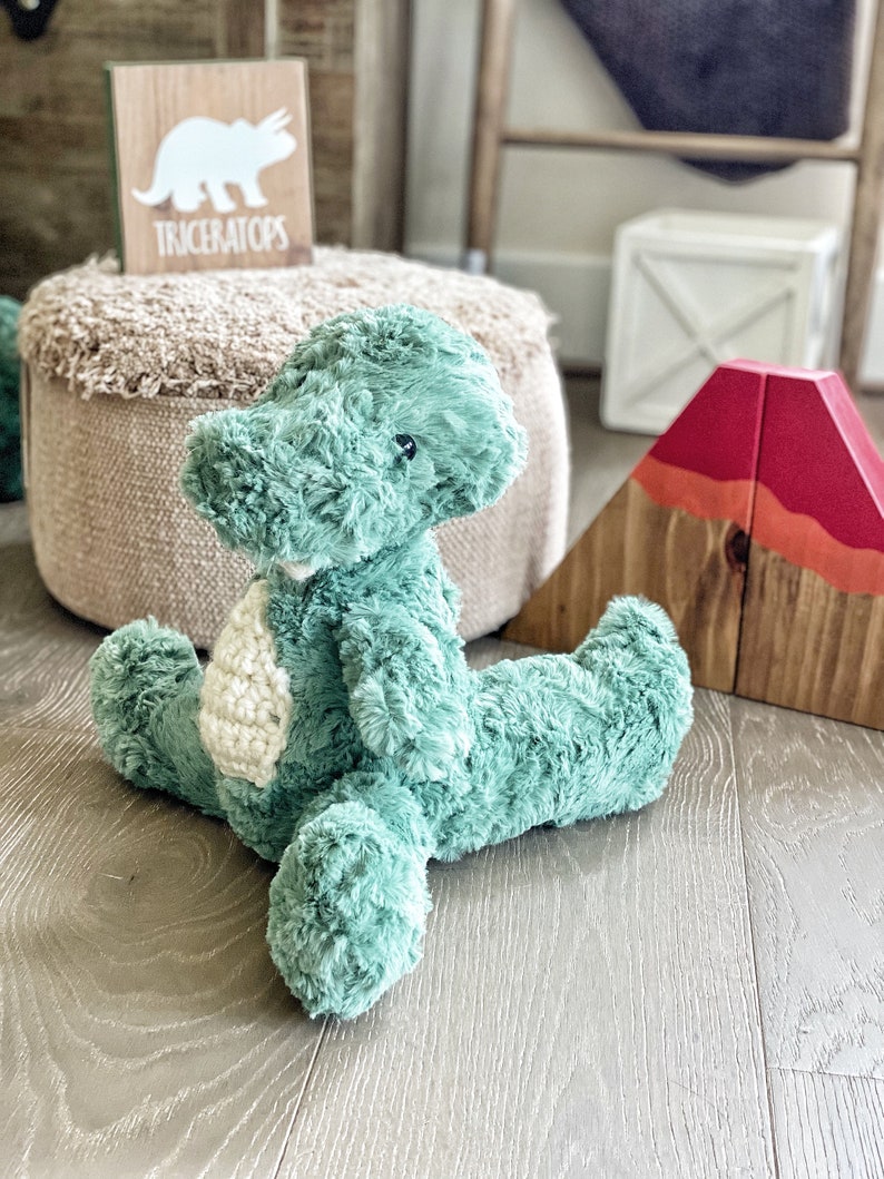 Dinosaur Stuffed Animal - T. Rex Plush - Tyrannosaurus Nursery Decor ...
