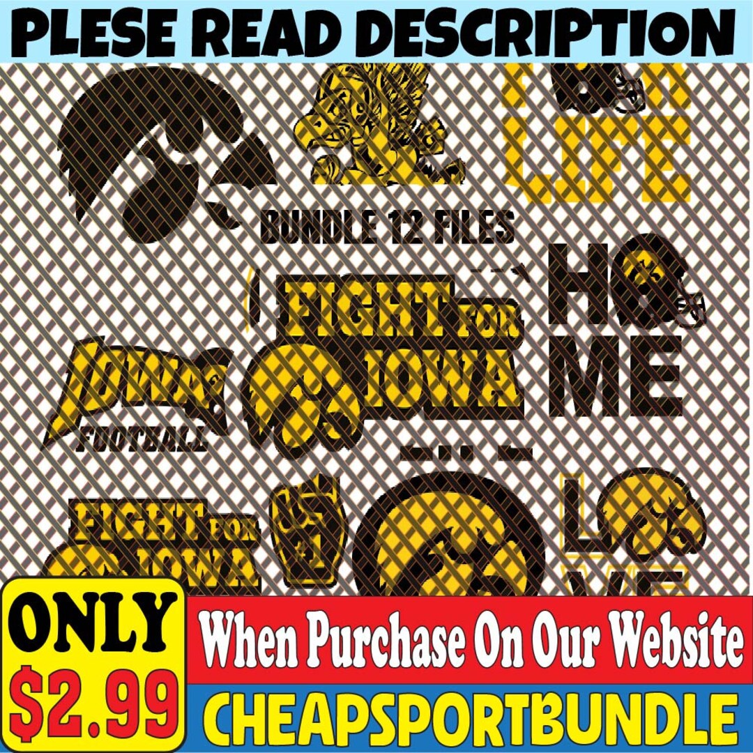 Lowa-hawkeyes Svg N C A A Svg Football-team Logo Svg - Etsy Australia
