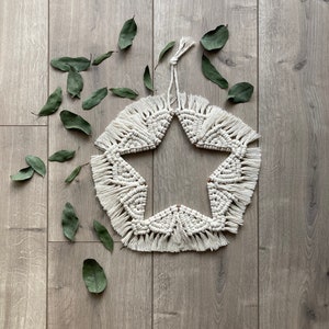 Boho Macrame Star / Star Dream Catcher / Star Macrame / Star Wall ...