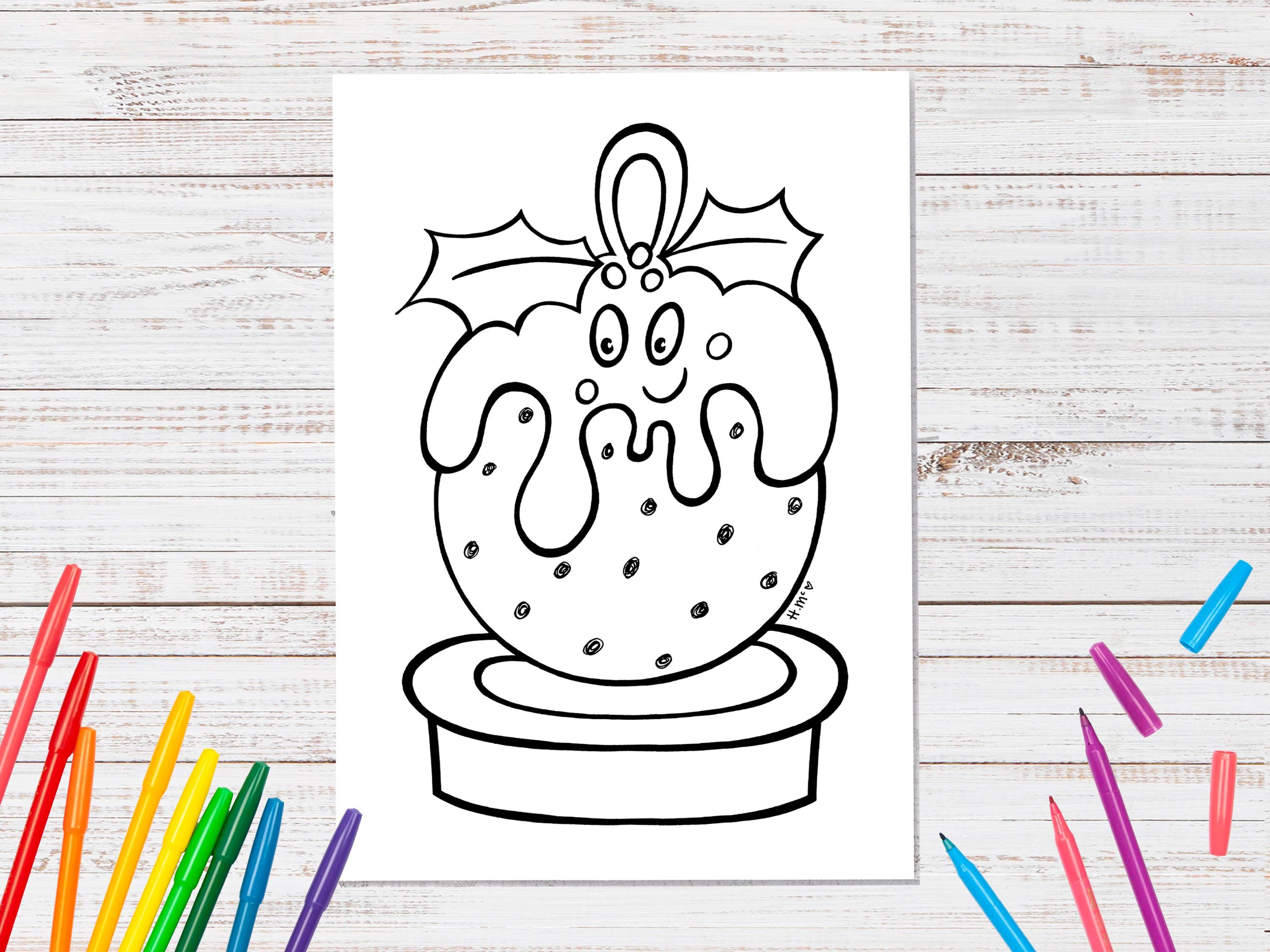 6 X A4 Printable Christmas Colouring Sheets, Colour in a Christmas ...