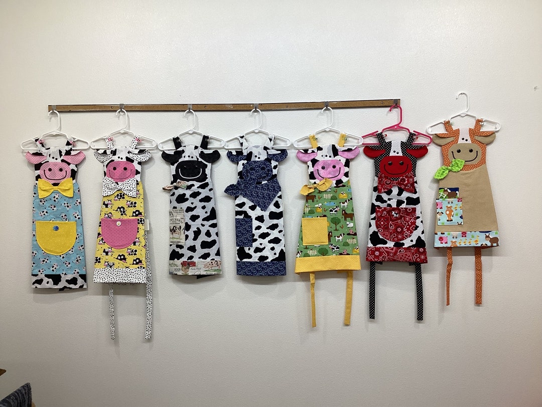 Delantal infantil de vaca, Holstein loco, manchas de vaca, toro ...
