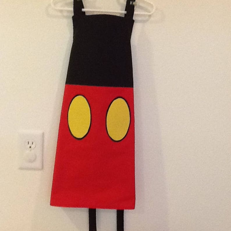 Mickey Mouse Child's Apron. Inspired by Mickey Mouse, Costume, Play ...