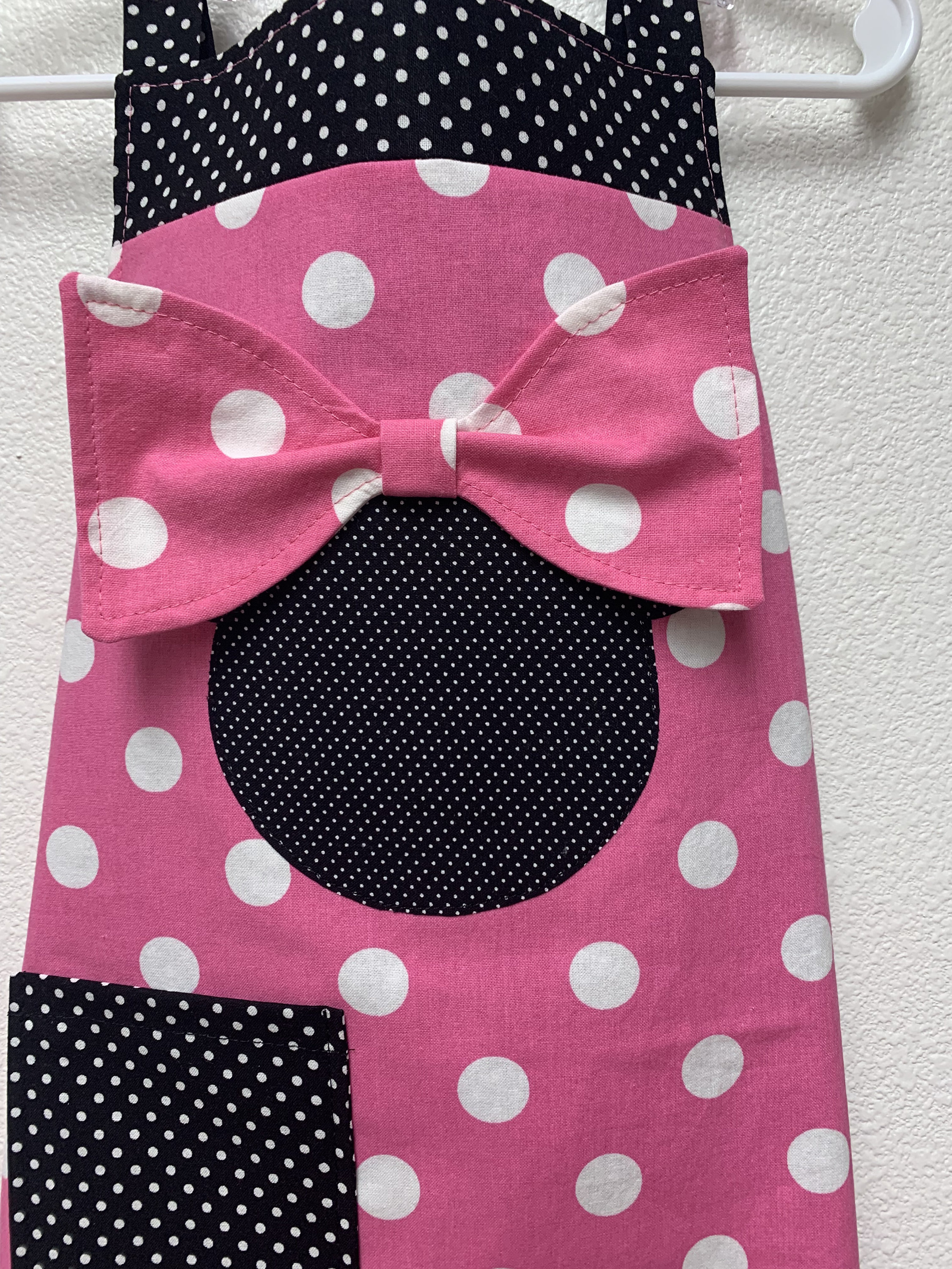 Girl's Apron Child's Apron Bright Pink Large White - Etsy UK