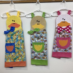 Duck Child's Apron, Crazy Duck, Ducks, Animal Face, Webbed Feet, Yellow ...