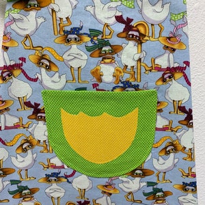 Duck Child's Apron, Crazy Duck, Ducks, Animal Face, Webbed Feet, Yellow ...