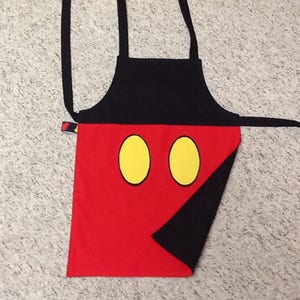 Mickey Mouse Child's Apron. Inspired by Mickey Mouse, Costume, Play ...