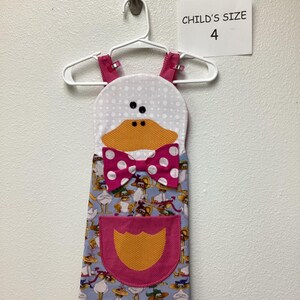 Duck Child's Apron, Crazy Duck, Ducks, Animal Face, Webbed Feet, Yellow ...
