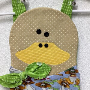 Duck Child's Apron, Crazy Duck, Ducks, Animal Face, Webbed Feet, Yellow ...