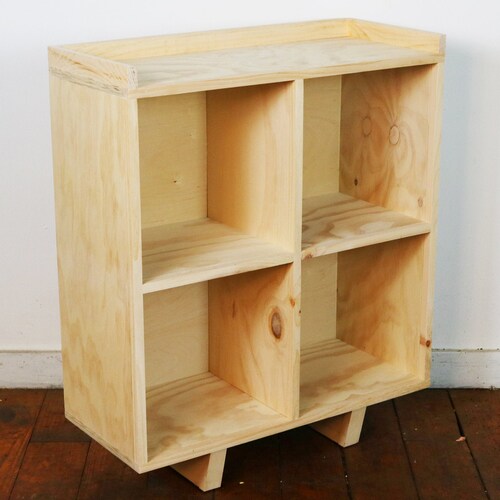 PINE Four Cube Bench/entertainment Center Finished/unfinished - Etsy