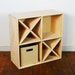 PINE 2x2 Cube Shelf Record Storage Bookcase - Etsy