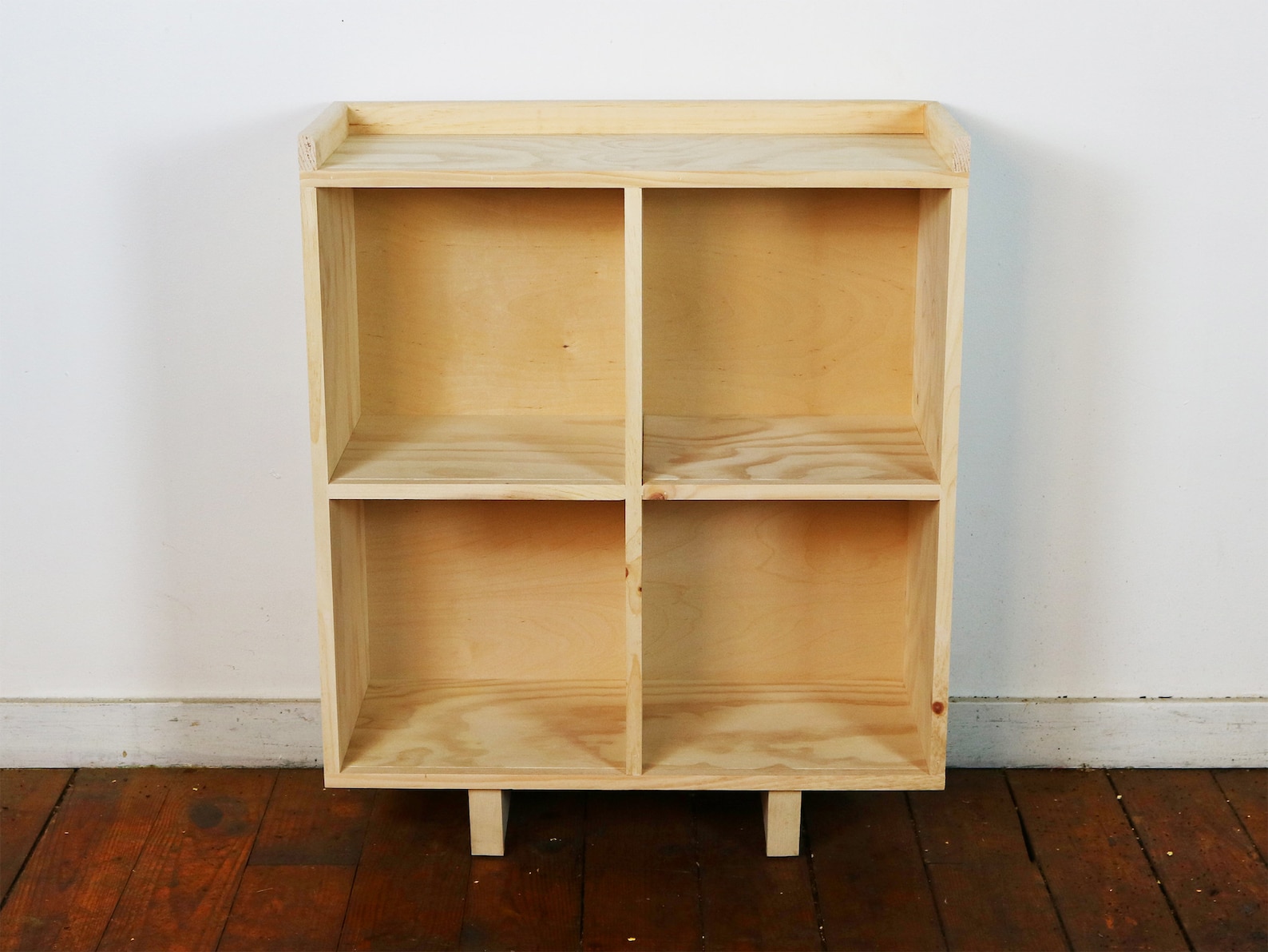 PINE 2x2 Cube Media Center Vinyl Console TV Entertainment Center ...