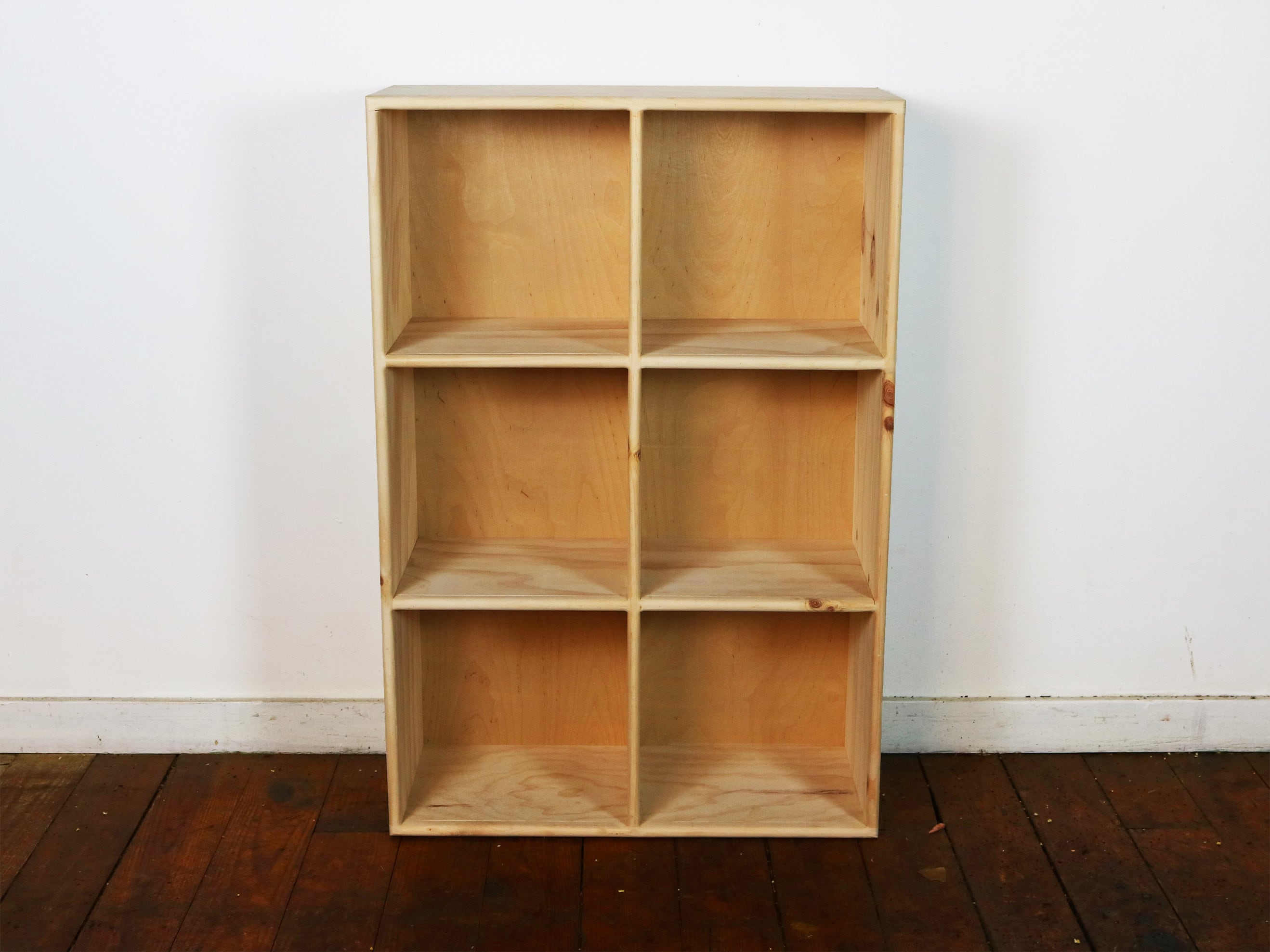 PINE 2x3 Cube Shelf Record Storage Bookcase - Etsy