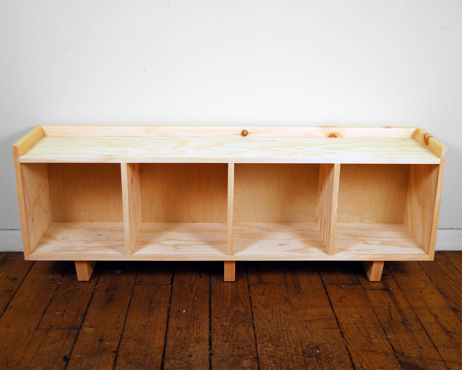 PINE Four Cube Bench/entertainment Center Finished/unfinished - Etsy
