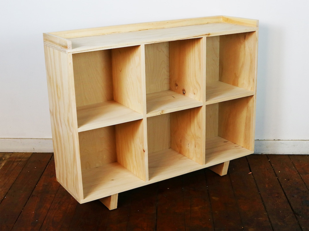 PINE 2x3 Cube Media Center Wood Console TV Entertainment Center ...