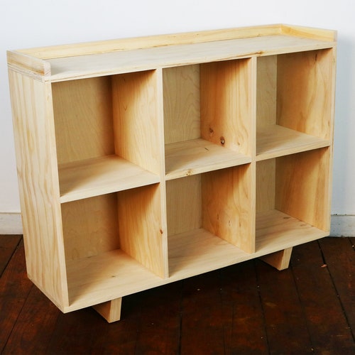 PINE Four Cube Bench/entertainment Center Finished/unfinished - Etsy