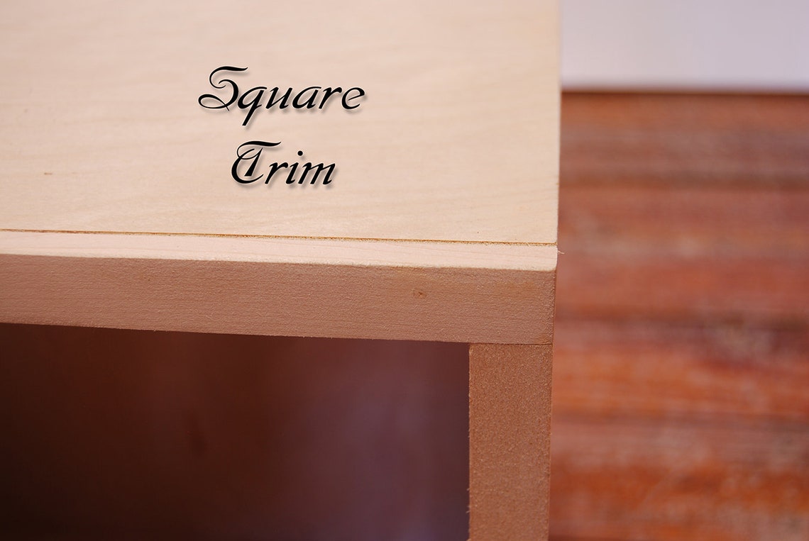 OAK Three Cube Bench/entertainment Center Finished/unfinished - Etsy