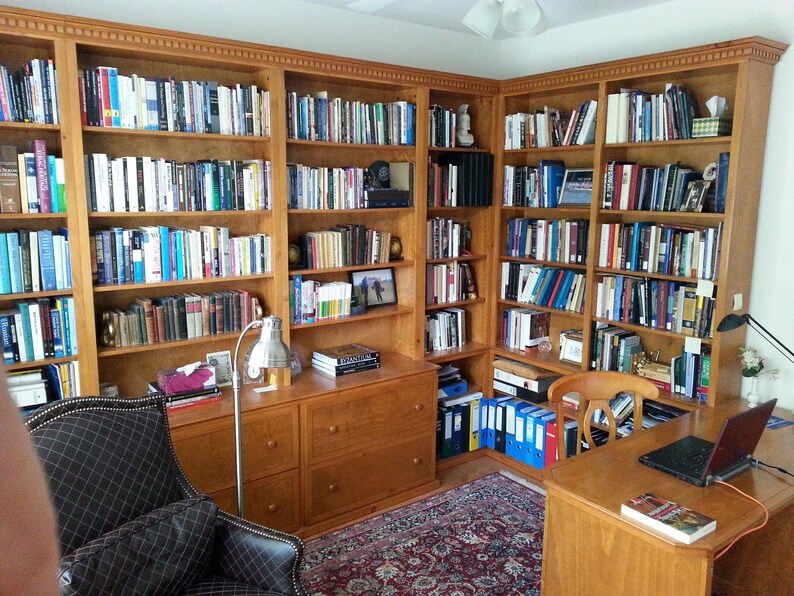 Build Your Own Bookcase Custom Bookcases Built To Order Etsy