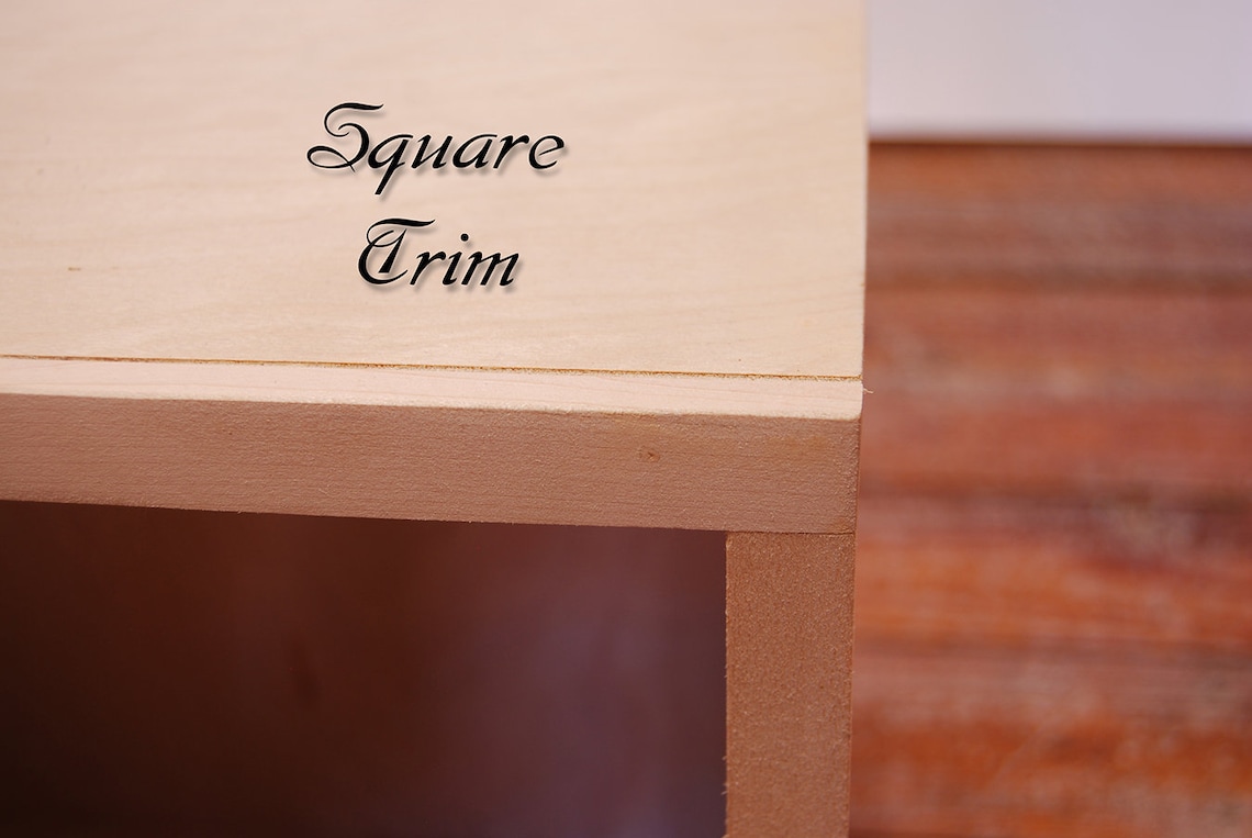 OAK Four Cube Bench/entertainment Center Finished/unfinished - Etsy